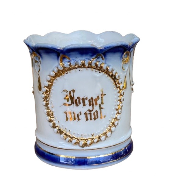 Accents | Antique Flow Blue Mug Made In Germany | Poshmark